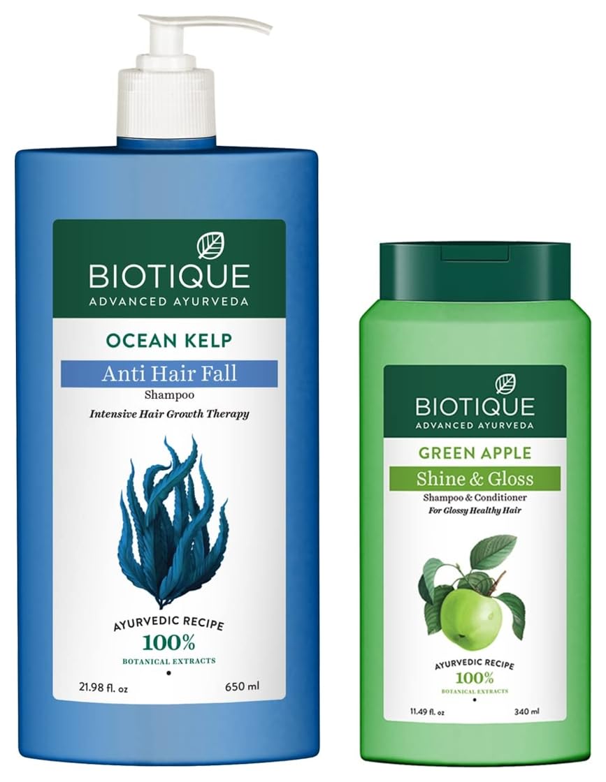 Buy Biotique Bio Ocean Kelp Anti Hair Fall Shampoo Intenstive Hair ...