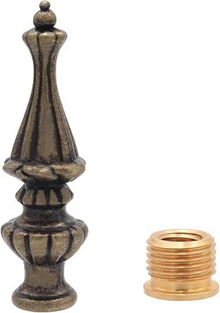 Antrader Lamp Finials Vintage Lamp Finial Caps Knobs Metal Lampshade ...