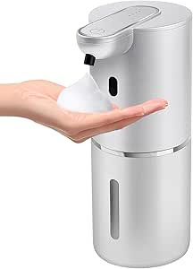 Amazon.com: Uarnicey Automatic Foaming Soap Dispenser - 12.8oz USB Rechargeable, 4 Gear Foaming ...