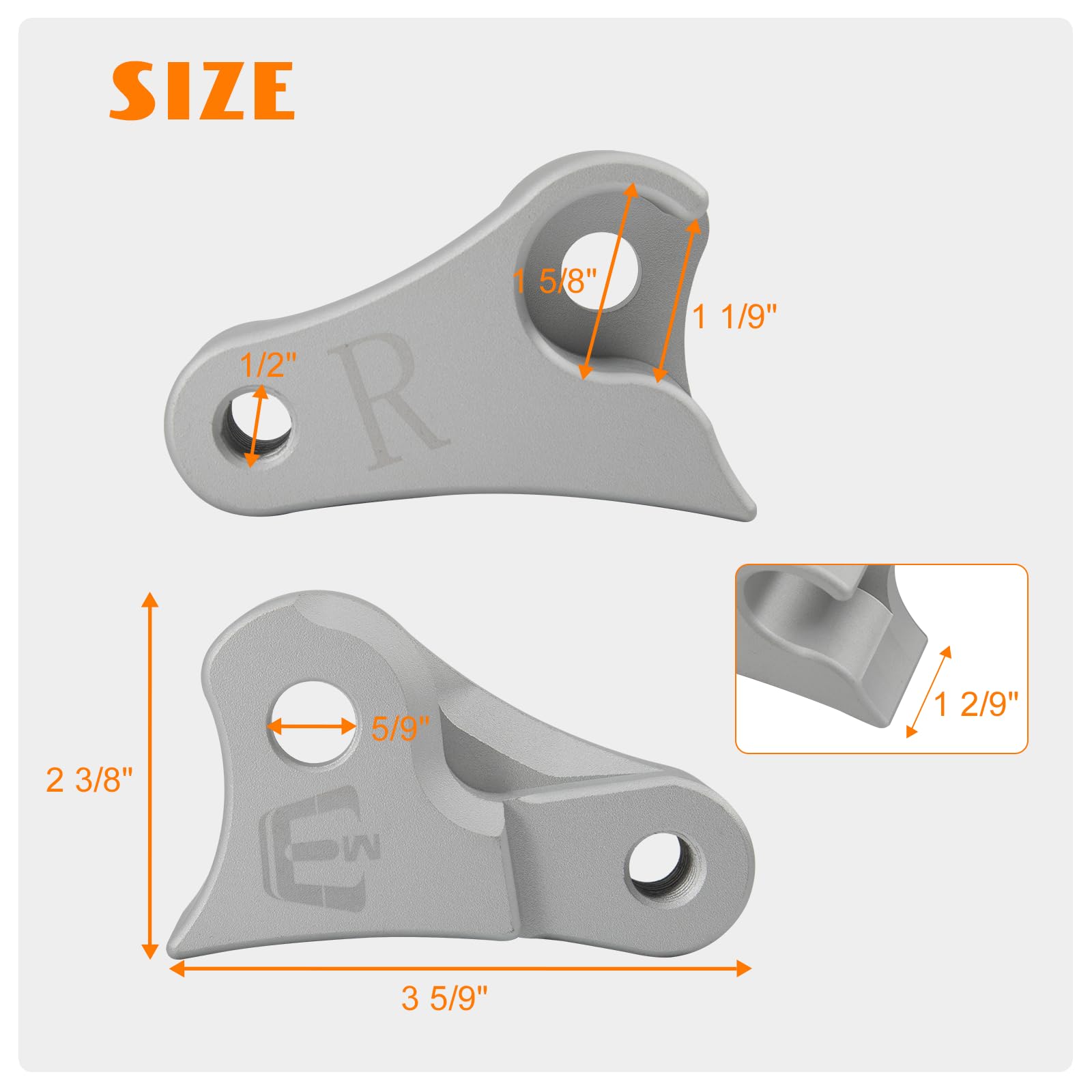 Snapklik.com : 1 Lowering Link Blocks Kit Motorcycle Rear Slam Lowering ...