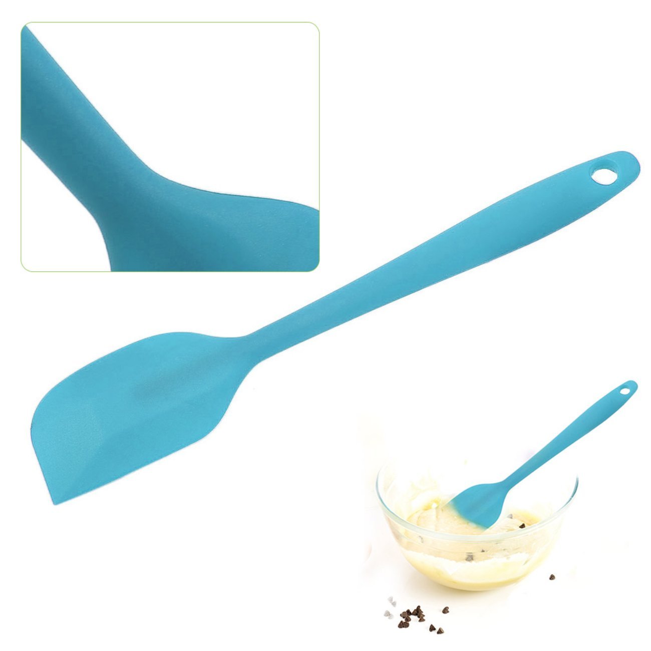 Buy YoBuyBuy Multicolor Kitchen Baking Tools Silicone Spatula Spoon for Ice Cream Mixer Butter ...