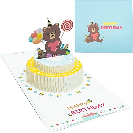 Children's Animals On The Ark 3D Pop Up Birthday Greeting Card by ...