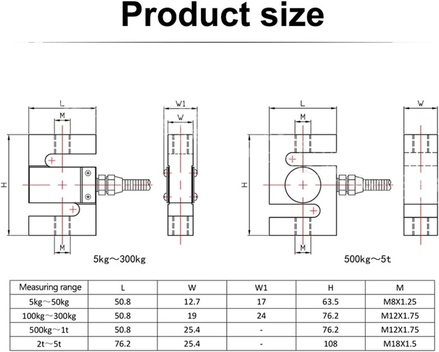 Load Cell Sensor, S Type Load Cell Weighing Sensor Chile | Ubuy