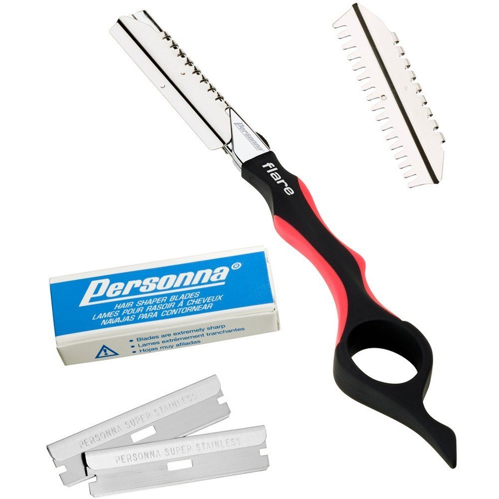Amazon.com: Personna Flare Hair Shaping Razor with 5 Glide Coated ...