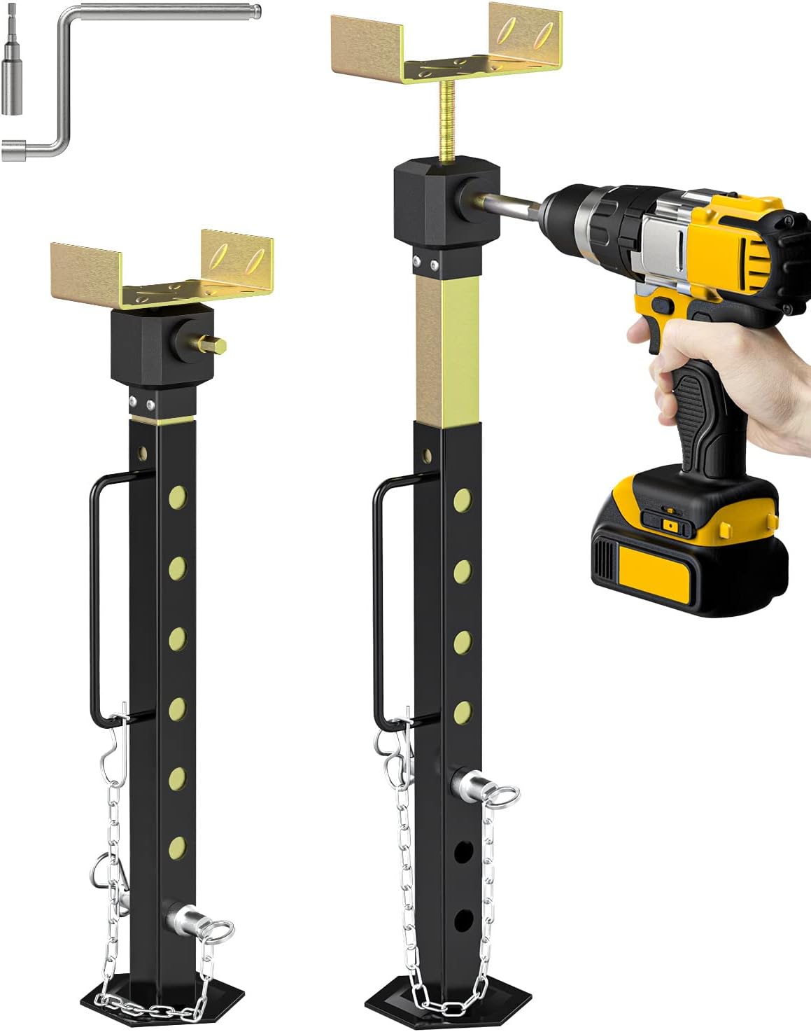 Amazon.com: Class A Customs | 2 Pack Long 1,000 lb. Capacity RV Cargo ...