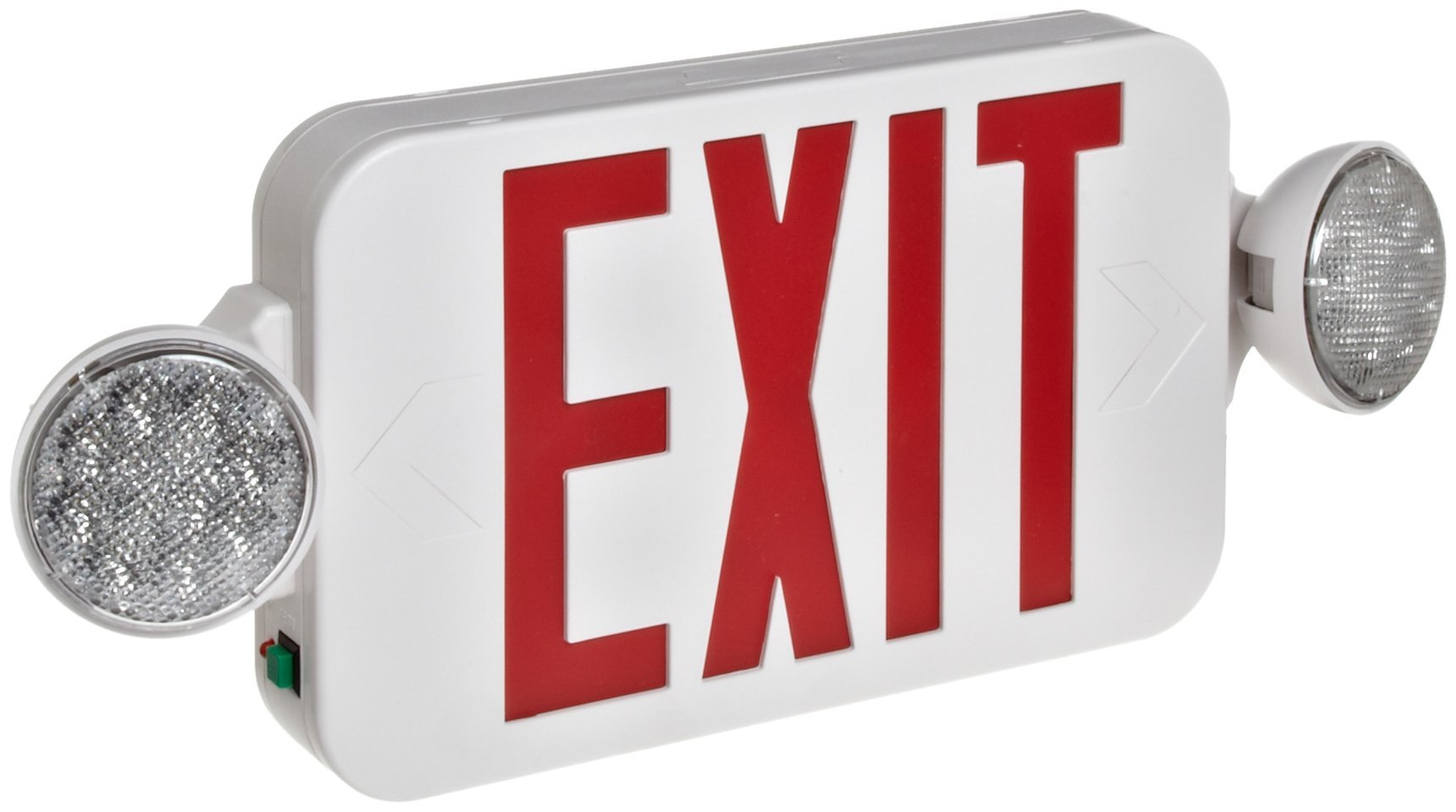 Morris Products Round Head LED Combo Exit Emergency Light – High Output ...