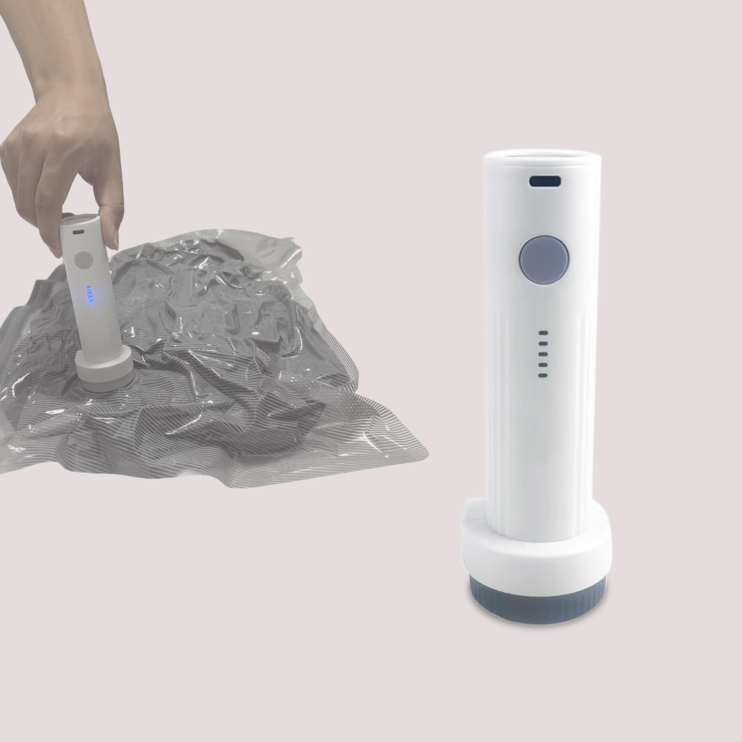 Cordless Electric Vacuum Pump for Vacuum Storage Bags Travel Air Pump ...