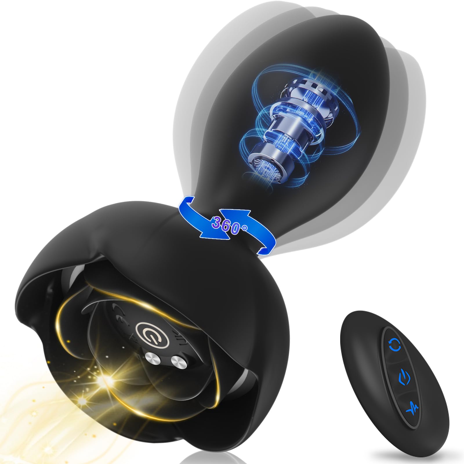 Amazon.com: Vibrating Anal Plug Sex Toys-Vibrating Butt Plug with 11 ...