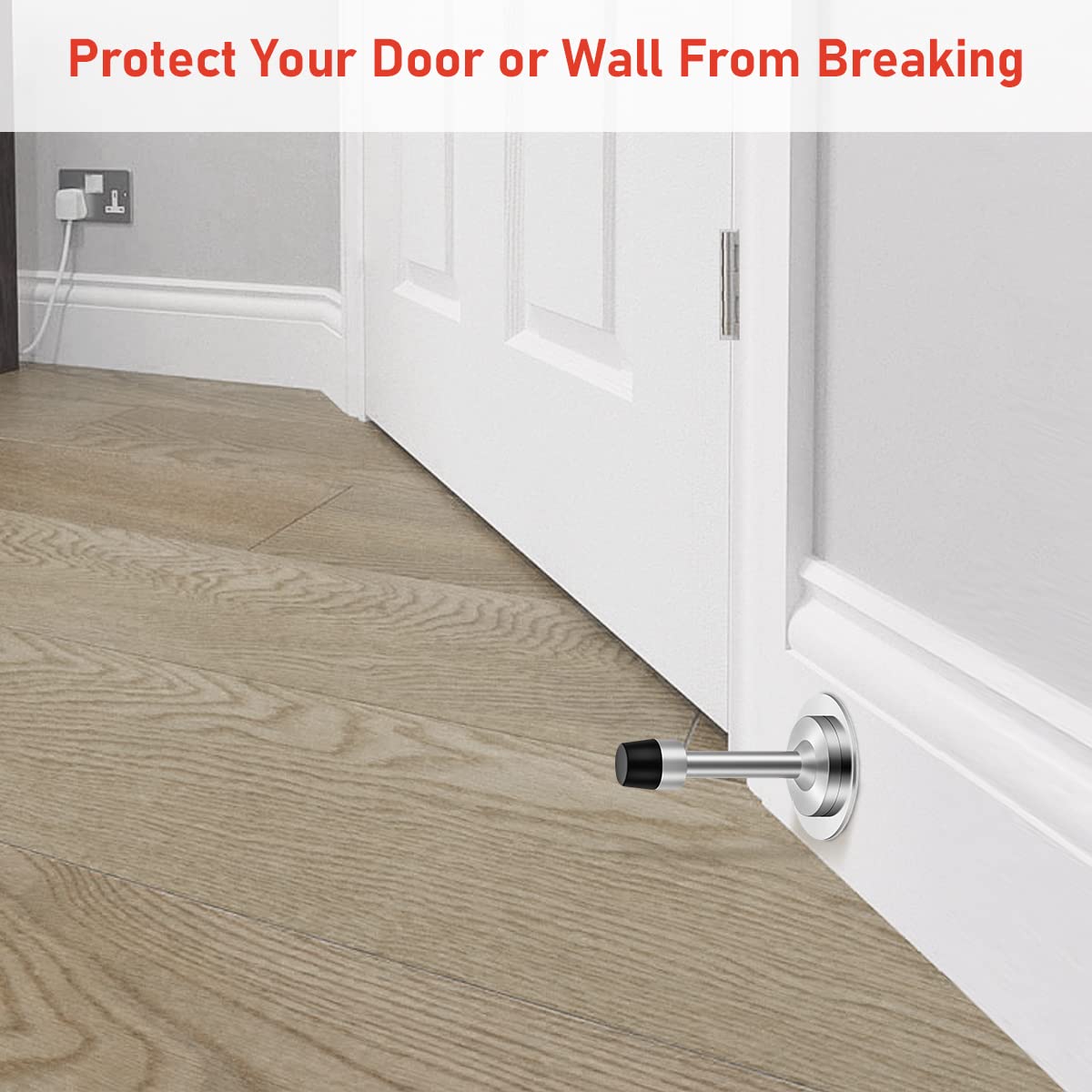 Snapklik.com : Door Stoppers 3.5 Inch Self Adhesive Door Stops For ...