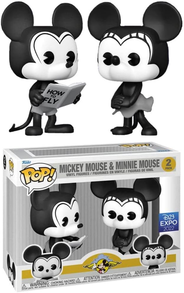 Amazon.com: Funko Disney Mickey Mouse One - Avión de Walt - Pilot ...