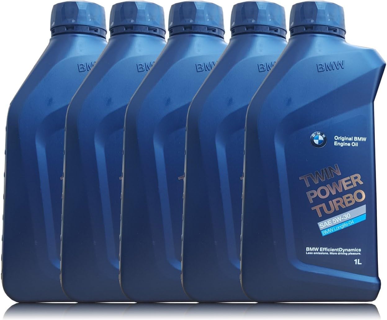Original BMW Engine Oil 5x Oil 5 W-30 Twin Power Turbo Longlife 04 ...