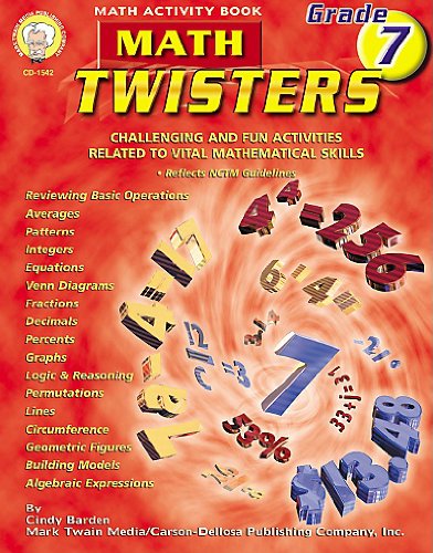 Amazon.com: Math Twisters, Grade 7: Challenging and Fun Activities ...