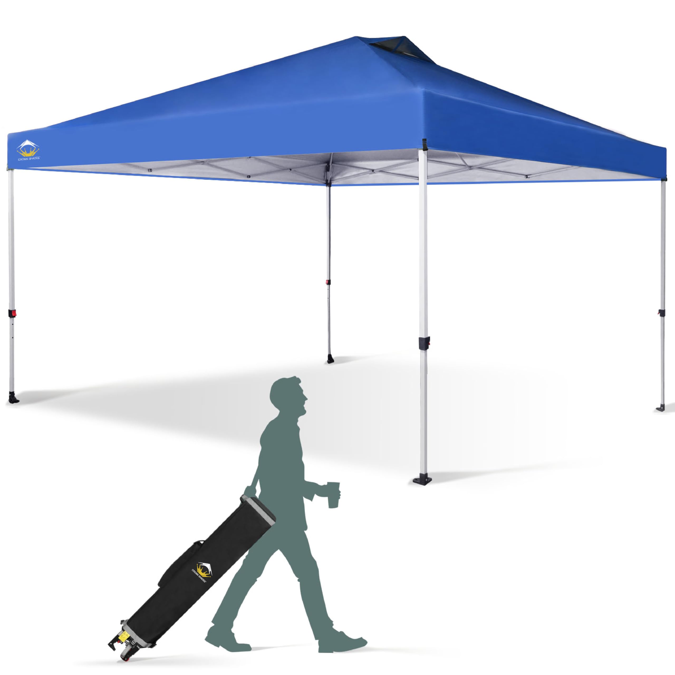 Amazon.com : CROWN SHADES 12x12 Pop Up Canopy Outside Canopy, Patented ...