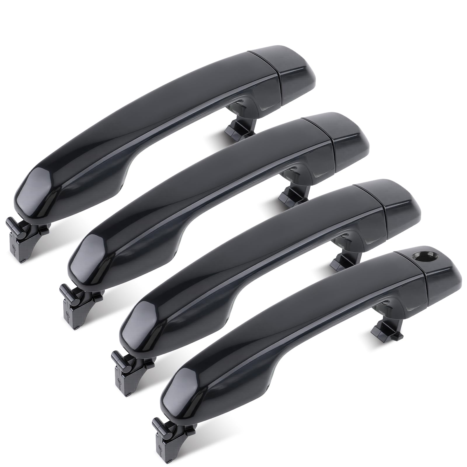 Amazon.com: GoaMotors 4Pcs Black Exterior Door Handles Fit for Toyota ...