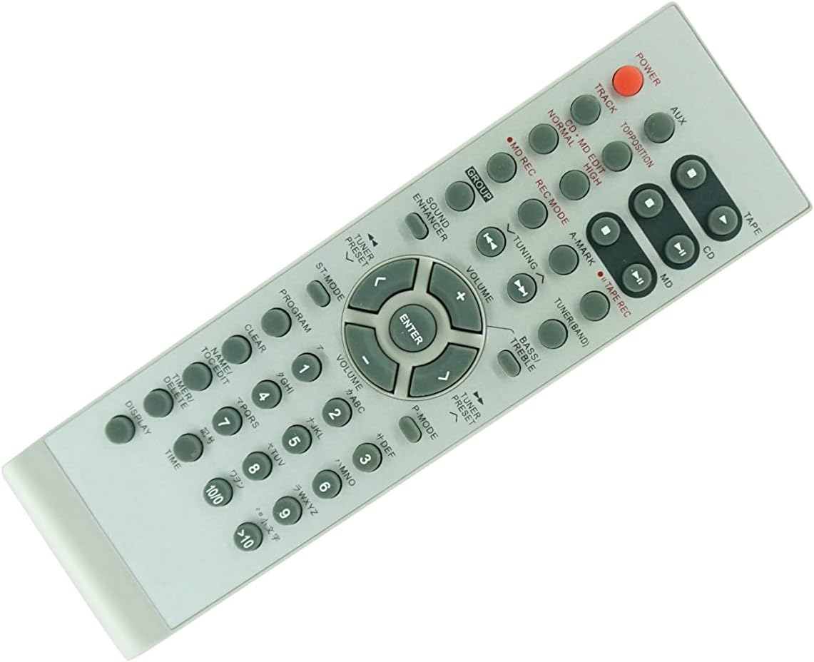 Amazon.com: HCDZ Replacement Remote Control for Sharp RRMCG0086AWSA MD-Z10 RRMCG0080AWSA MD-X3 ...