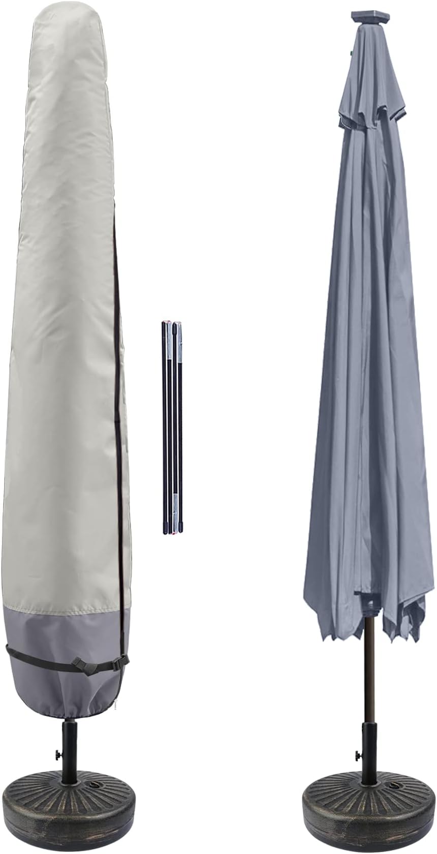 Amazon.com : Patio Umbrella Cover Outdoor Umbrella Cover with Rod ...