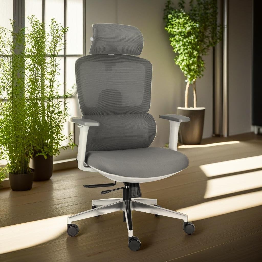 AMPLE SEATING’S Bravo Ergonomic Office Chair, Mid-Back, Mesh ...