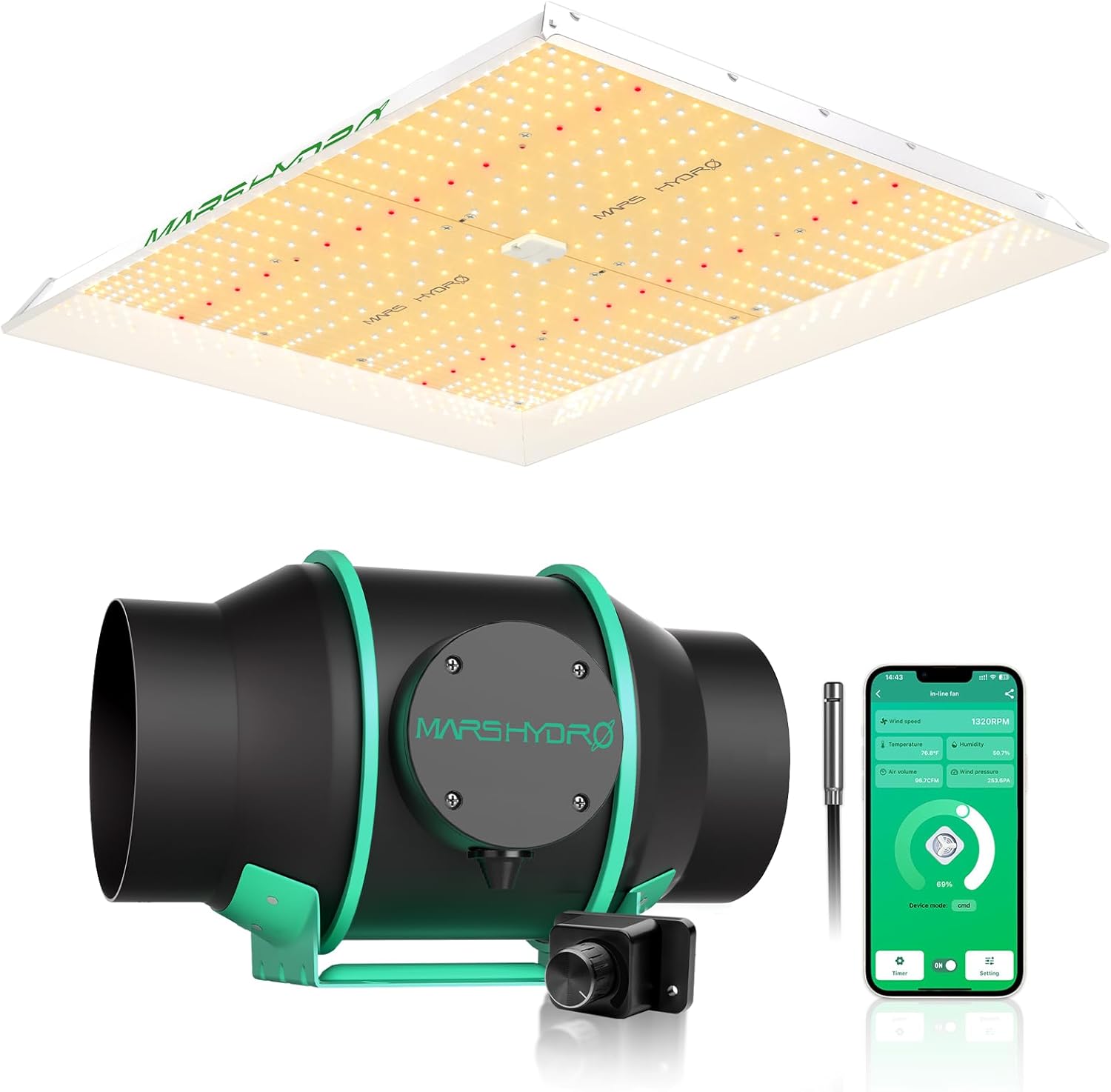 Amazon.com : MARS HYDRO 2024 New TSW2000 Led Grow Light 300 Watt ...