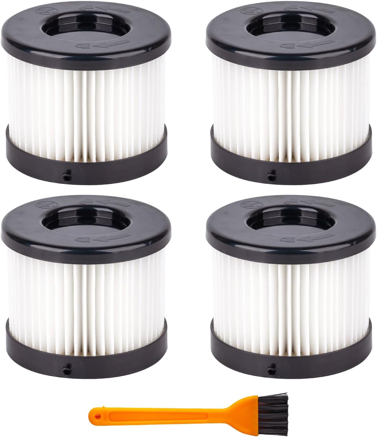 4 Pack 49-90-0160 HEPA Dry Filter Compatible with Milwaukee 49-90-0160 ...