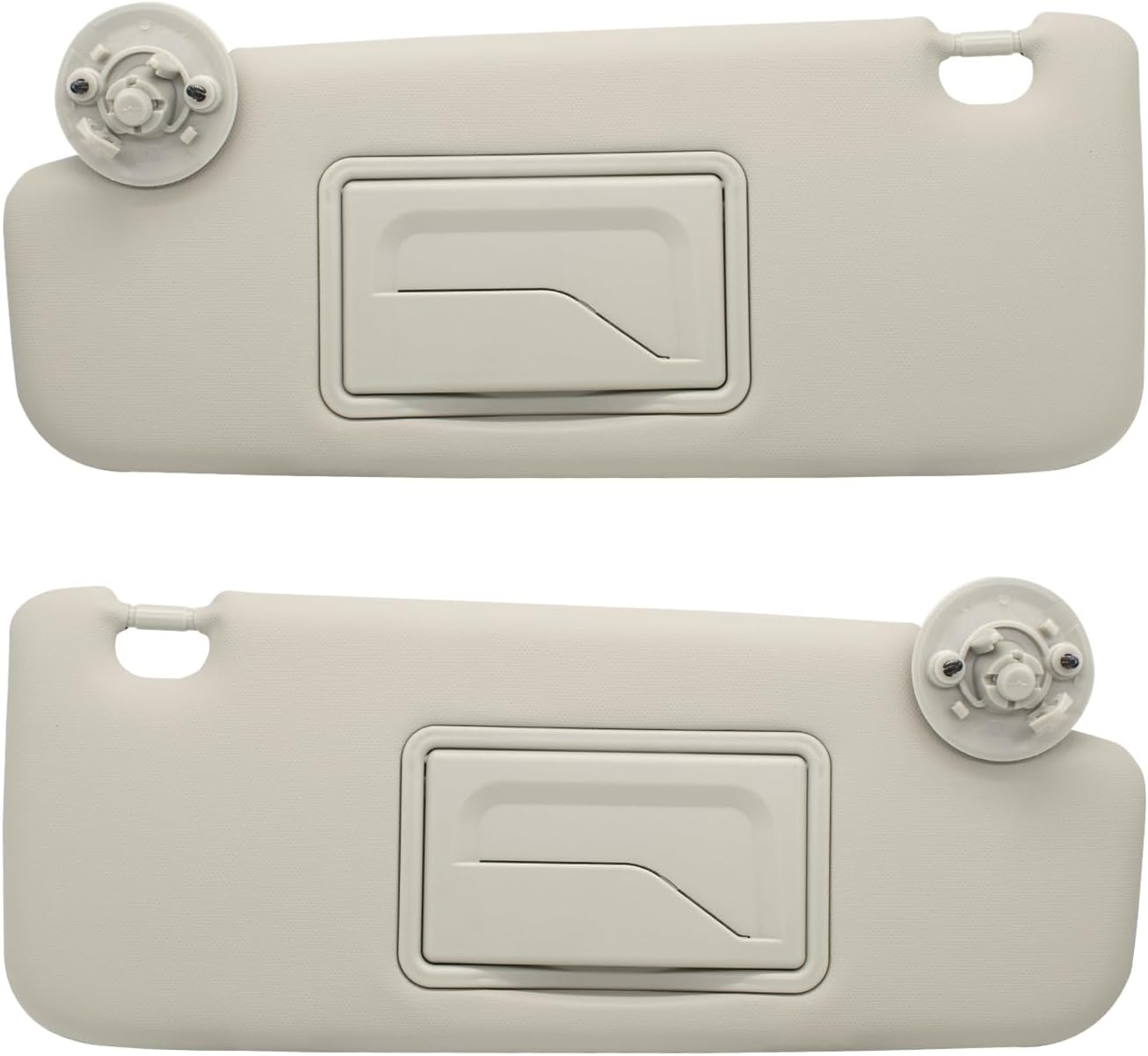 Amazon.com: Gray Driver Left Side Sun Visor Replacement Compatible with ...