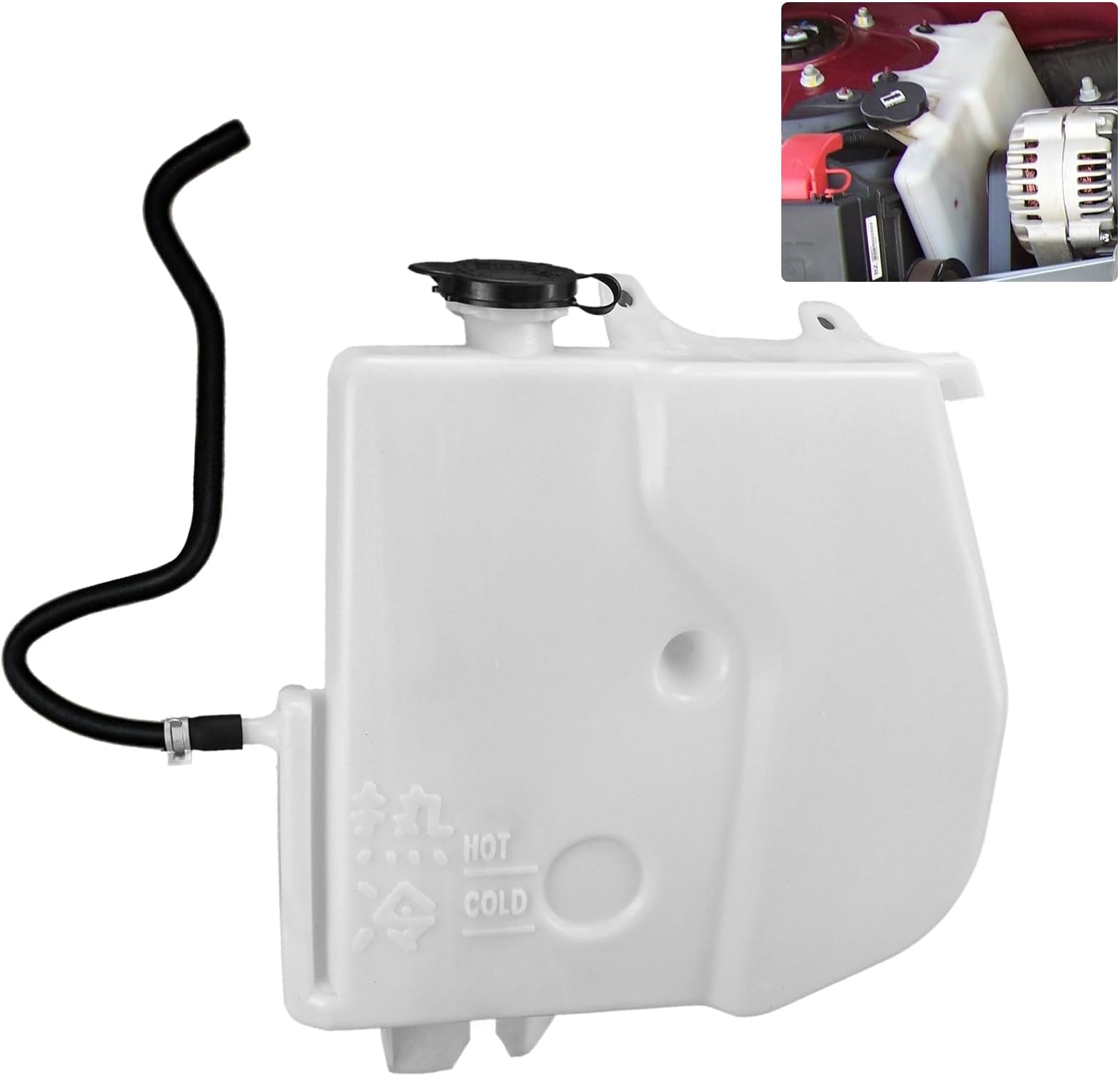 Amazon.com: PPNZQAUT 603-033 Engine Coolant Reservoir Tank with Cap ...