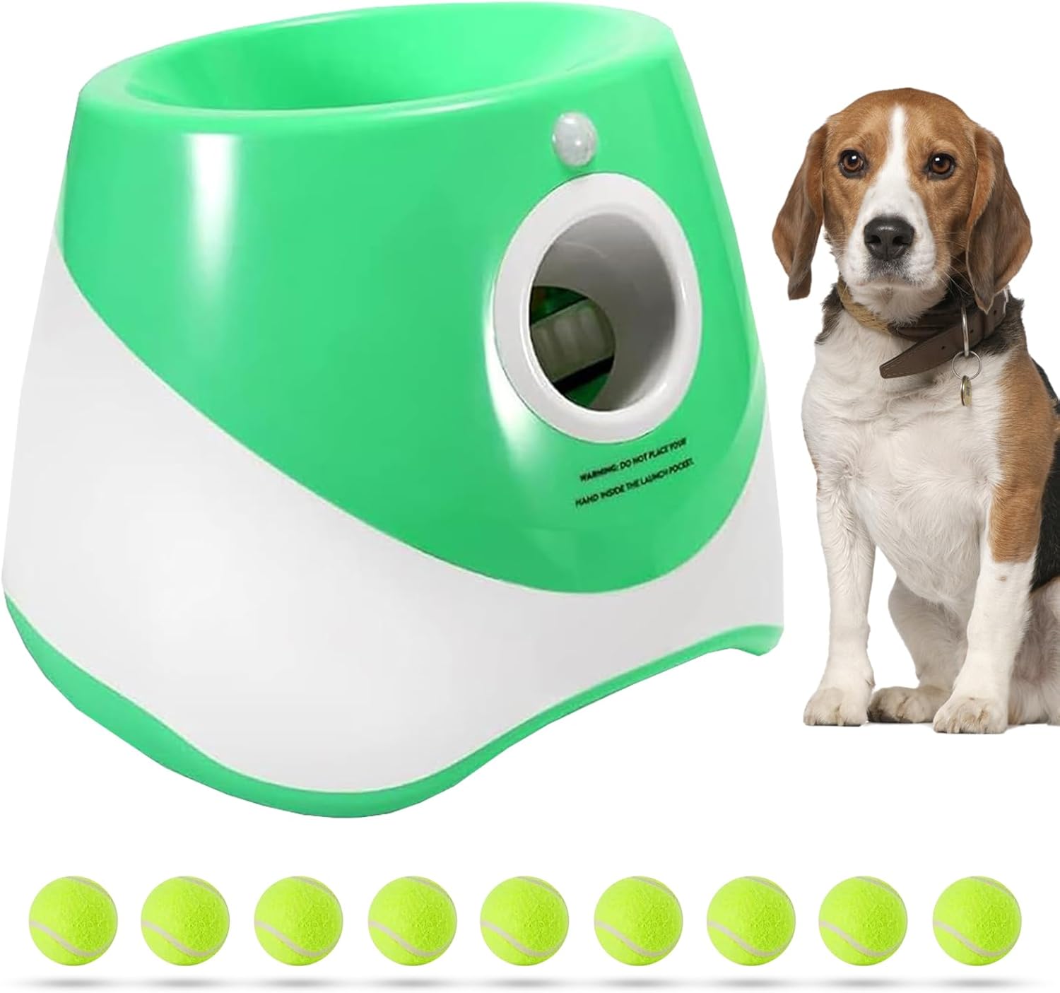 Amazon.com : YZHDUXIU Automatic Dog Ball Launcher, Dog Ball Thrower ...