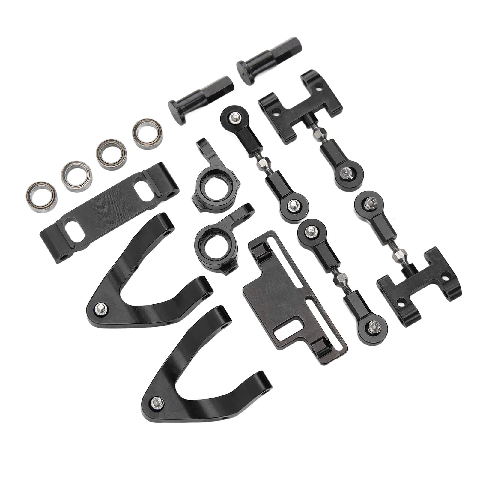 Snapklik.com : Entatial RC Upper Lower Arm Steering Cup Set, Metal Upper Lower Swing Arm ...