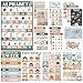 Amazon.com: 18 Modern Boho Pre K Educational Posters For Preschoolers ...