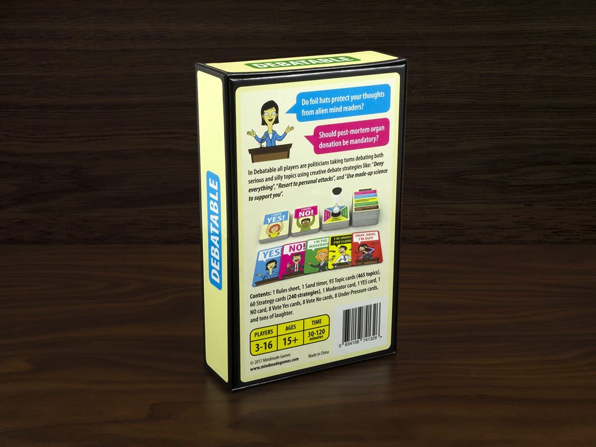 Snapklik.com : Debatable - A Hilarious Party Game For People Who Love ...