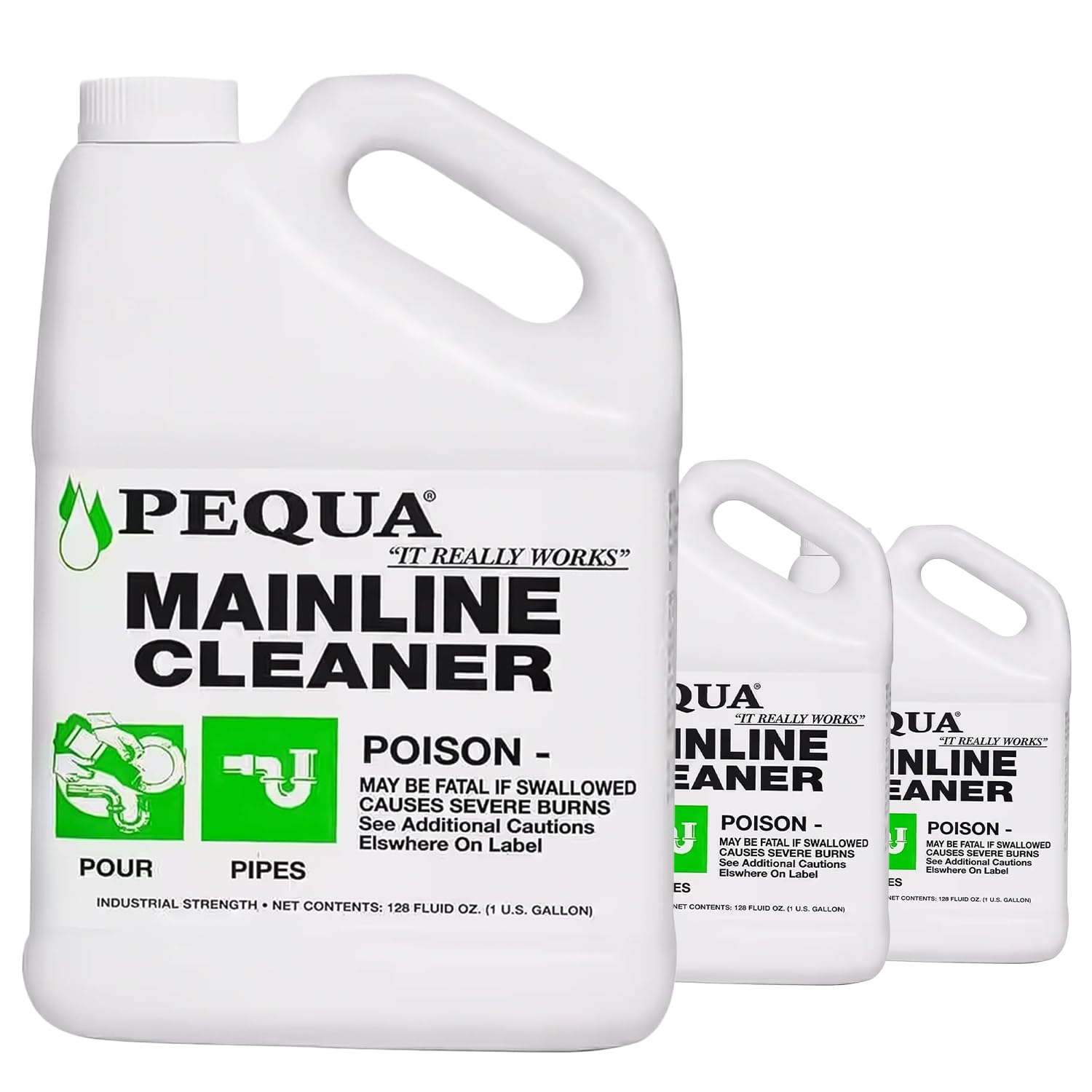 Amazon.com: PEQUA INDUSTRIES Main Line Cleaner - Heavy-Duty Main Drain ...