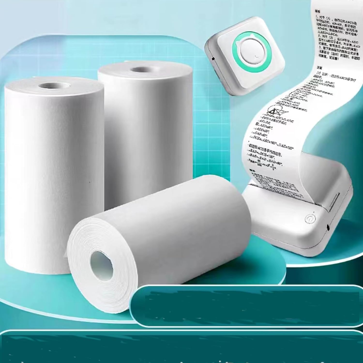 Amazon.com : 10 Rolls Thermal Printer Paper (57 * 25mm), Mini Thermal ...