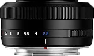 TTARTISAN 27mm F2.8 Auto Focus APS-C Camera Lens Metal Light Weight Portable Camera Lens Support ...