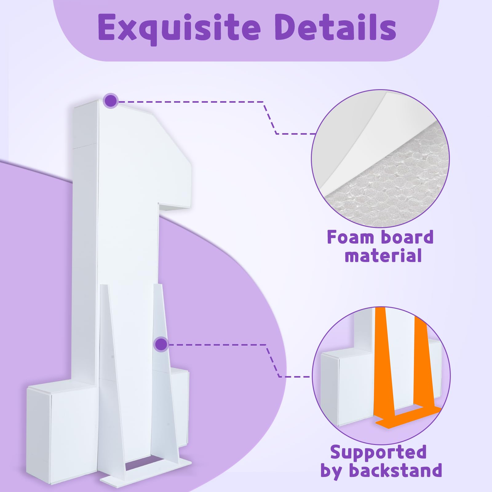 Snapklik.com : Mosaic Numbers For Balloons 3FT: Large 90th Birthday ...