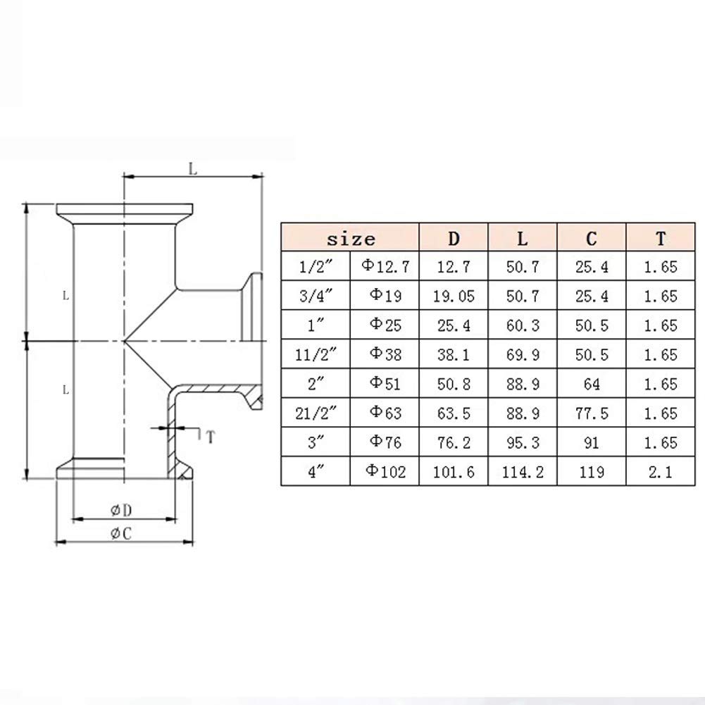 Sanitary Fittings Dimensions Stainless Steel Sanitary Fittings Welding
