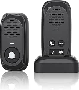 PANDAAR Wireless Doorbell, Wireless Intercom System for Home, 984ft ...