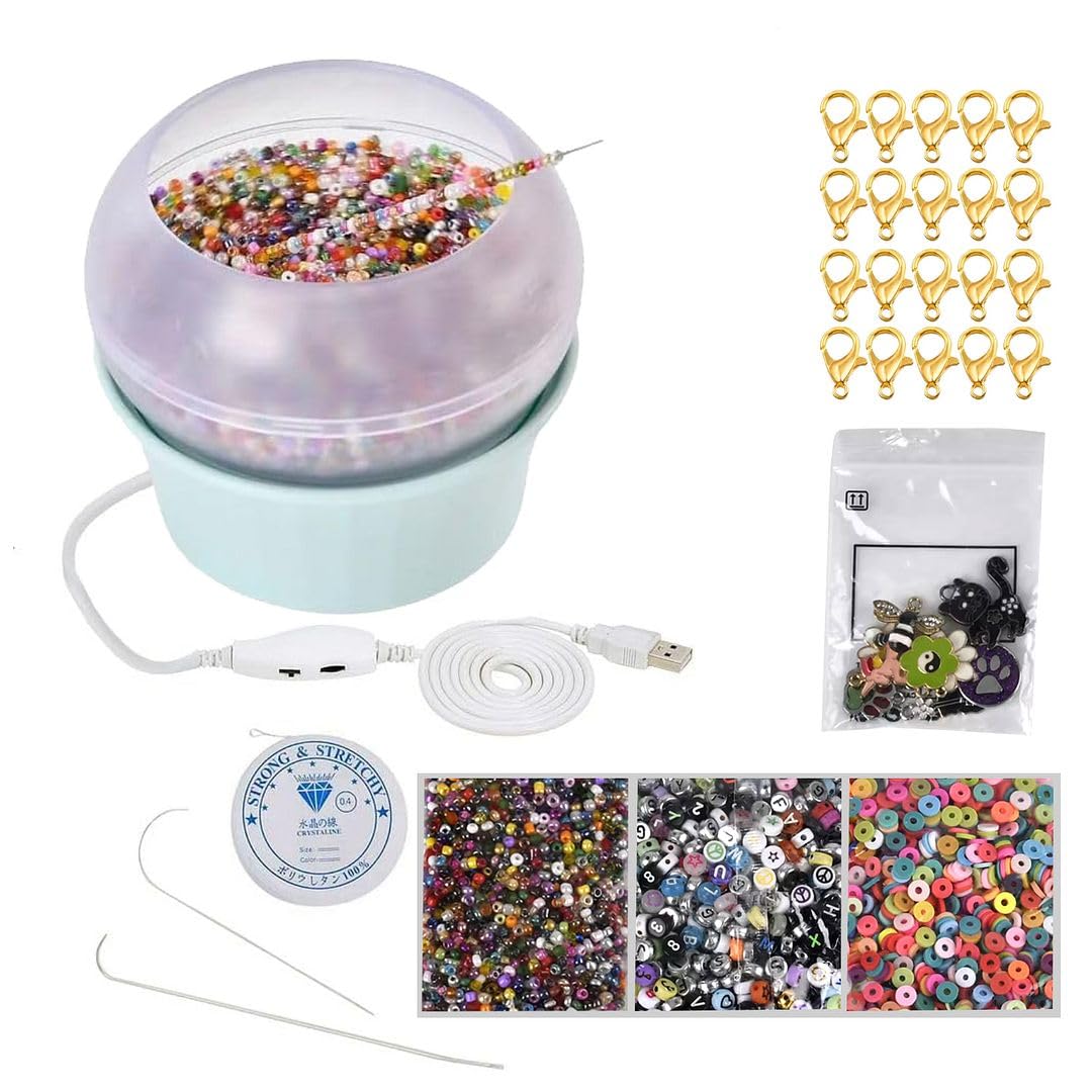Amazon.com: Shop LC Green Electric Bead Spinner Kit with 2 Big Eye ...