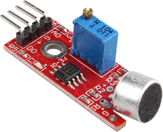 Amazon.com: High Sensitivity Microphone Sound Voice Detection Sensor ...