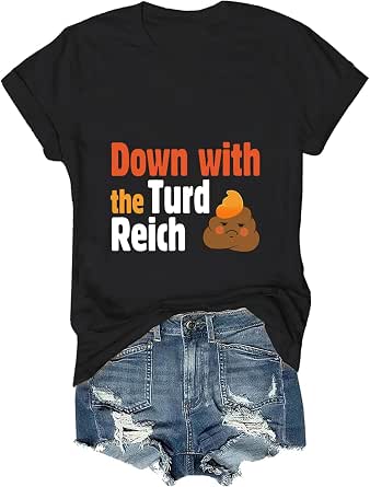 Amazon.com: Down with The Turd Reich Shirt Unisex : Clothing, Shoes ...