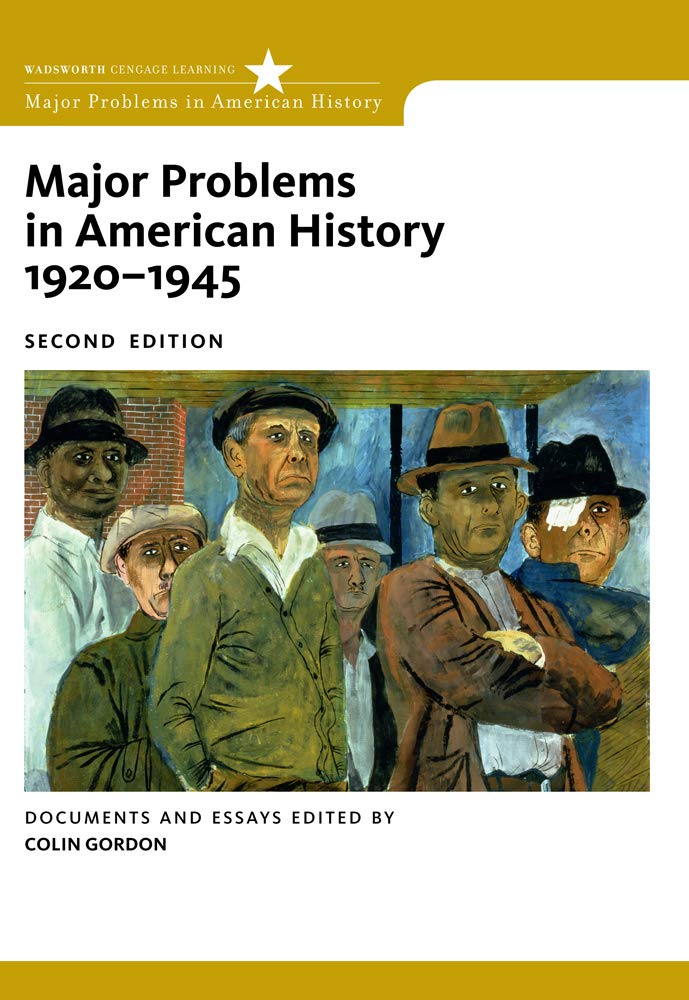 Amazon.com: Major Problems in American History, 1920-1945: Documents ...
