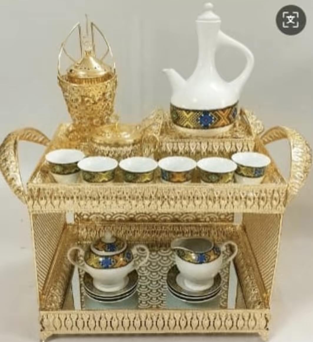 Amazon.com | ETHIOPIAN AND ERITREA 4 PIECES REKEBOT COFFEE TABLE SET ...