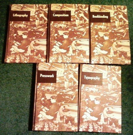 GPO Training Series 5 Volume Set (Presswork; Typography and Design ...