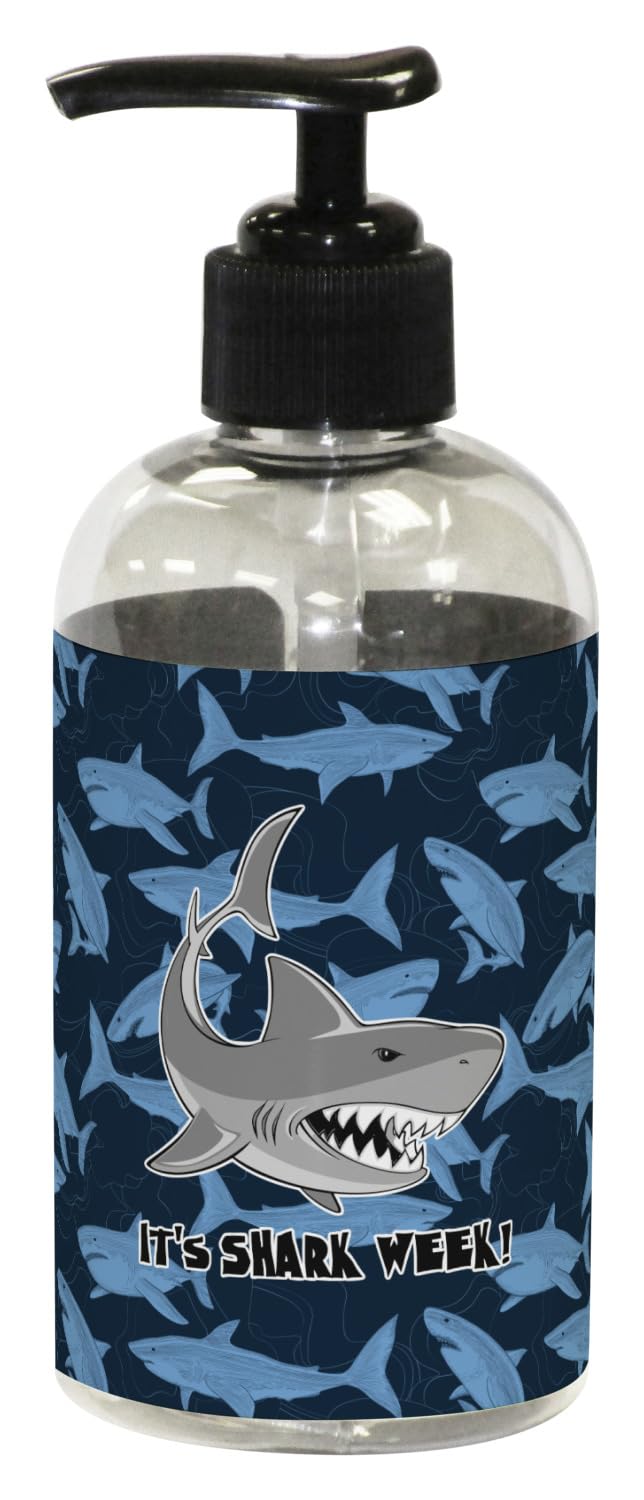 Amazon.com: Personalized Sharks Plastic Soap/Lotion Dispenser (8 oz ...