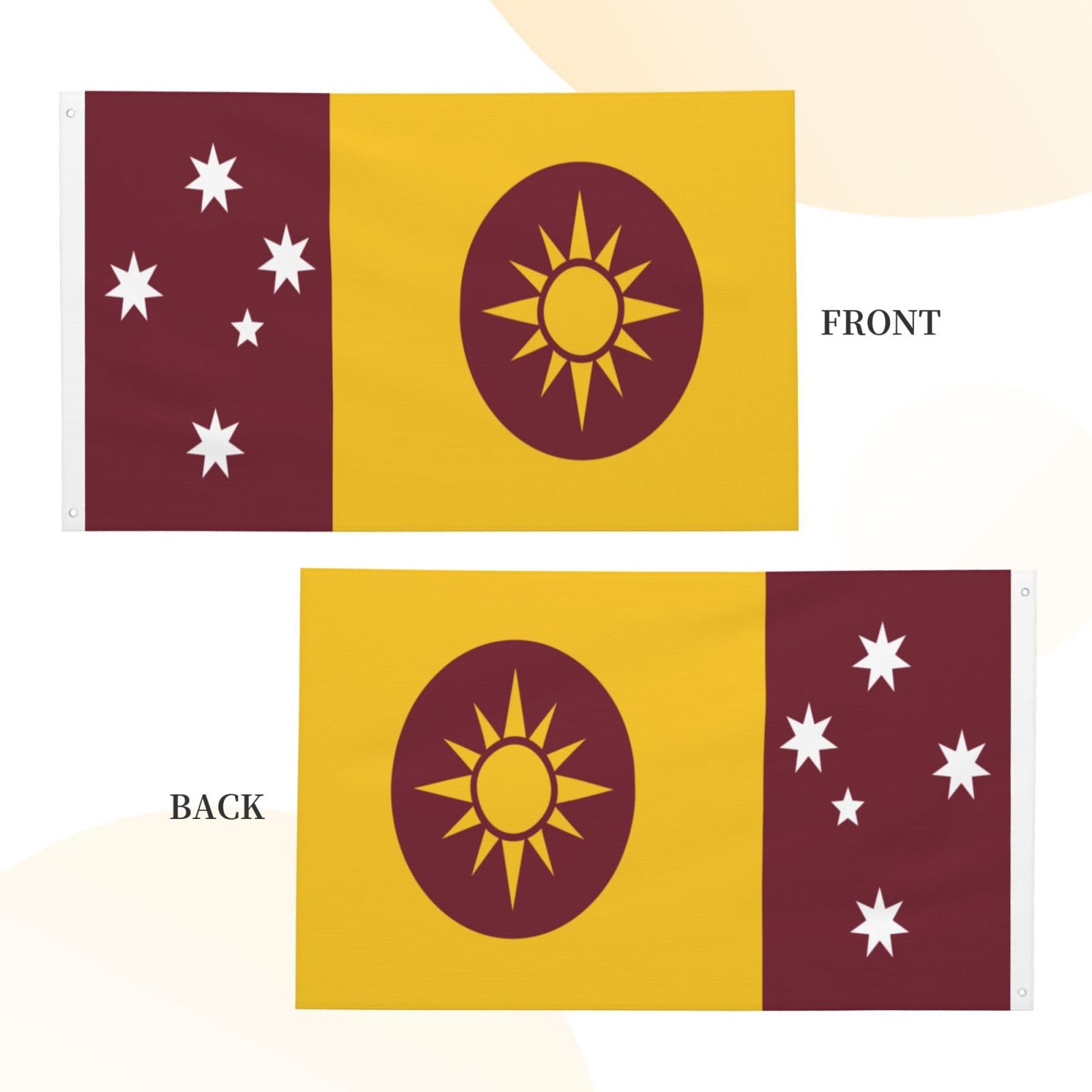 Queensland Flag Queensland, Flagge Des Zustandes Und Des Wappens
