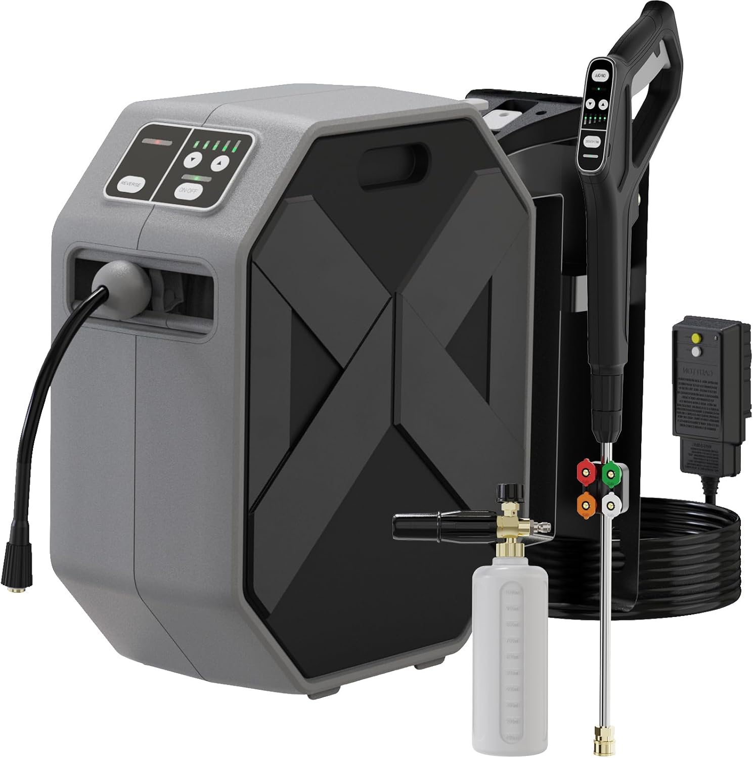 Amazon.com : WISSIPRO Electric Wall Mounted Power Washer -5100 PSI 3.2 ...