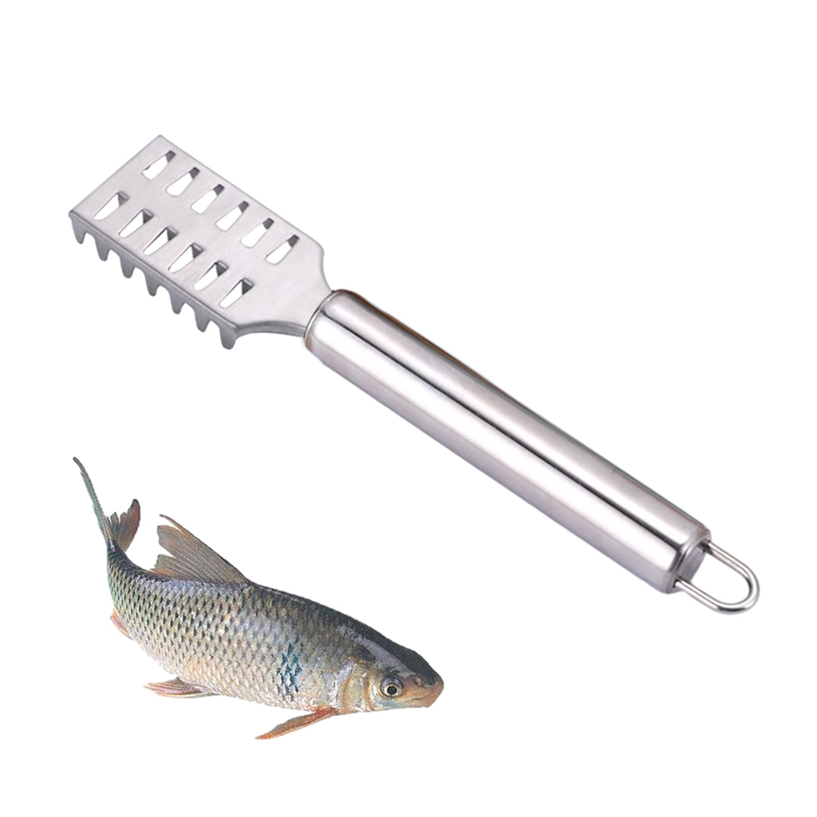 Sawtooth Fish 1Pc Fish Scaler, 304 Stainless Steel Fish Scaler