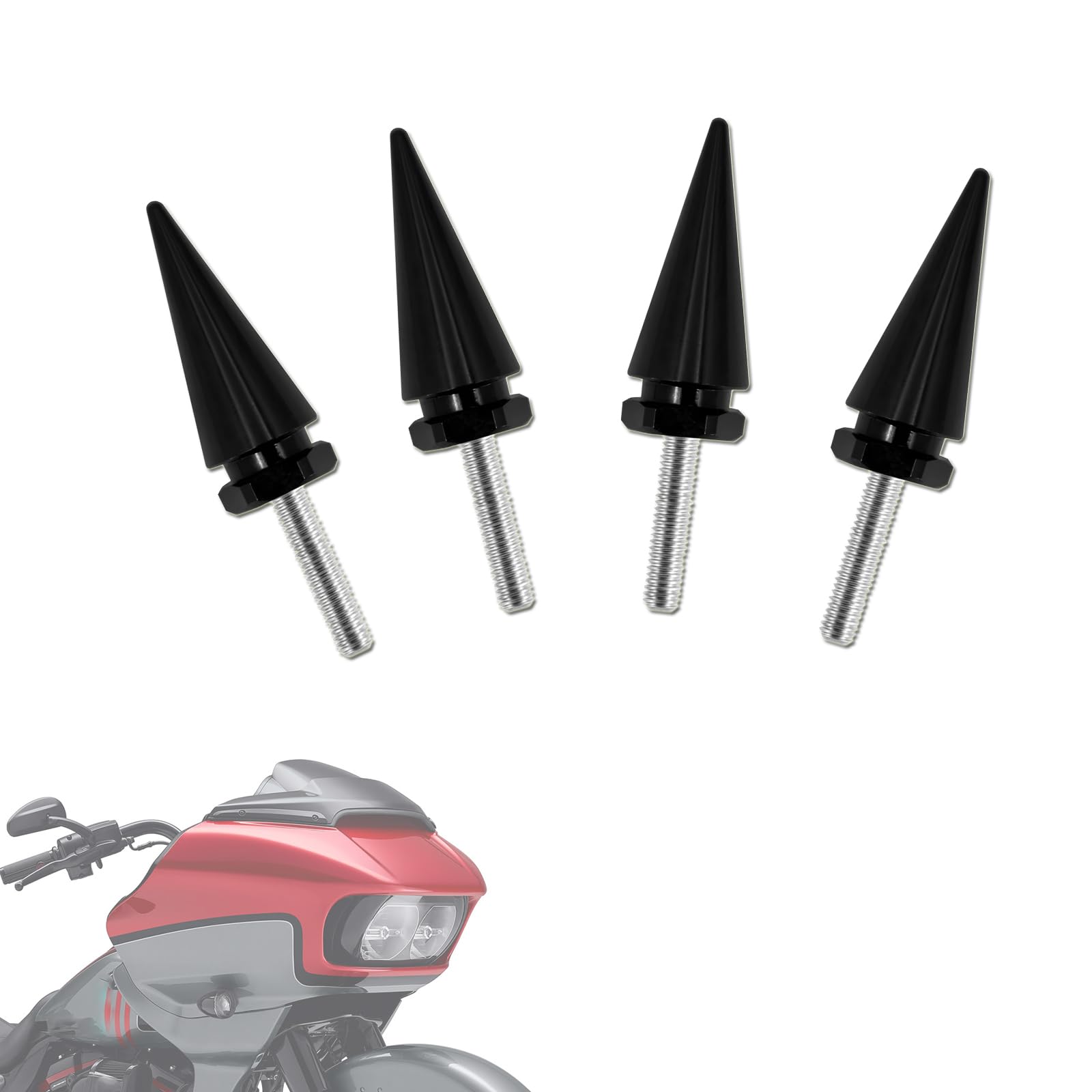 Spike Motorcycle Windshield Trim Harley Windshield Bolts Windscreen