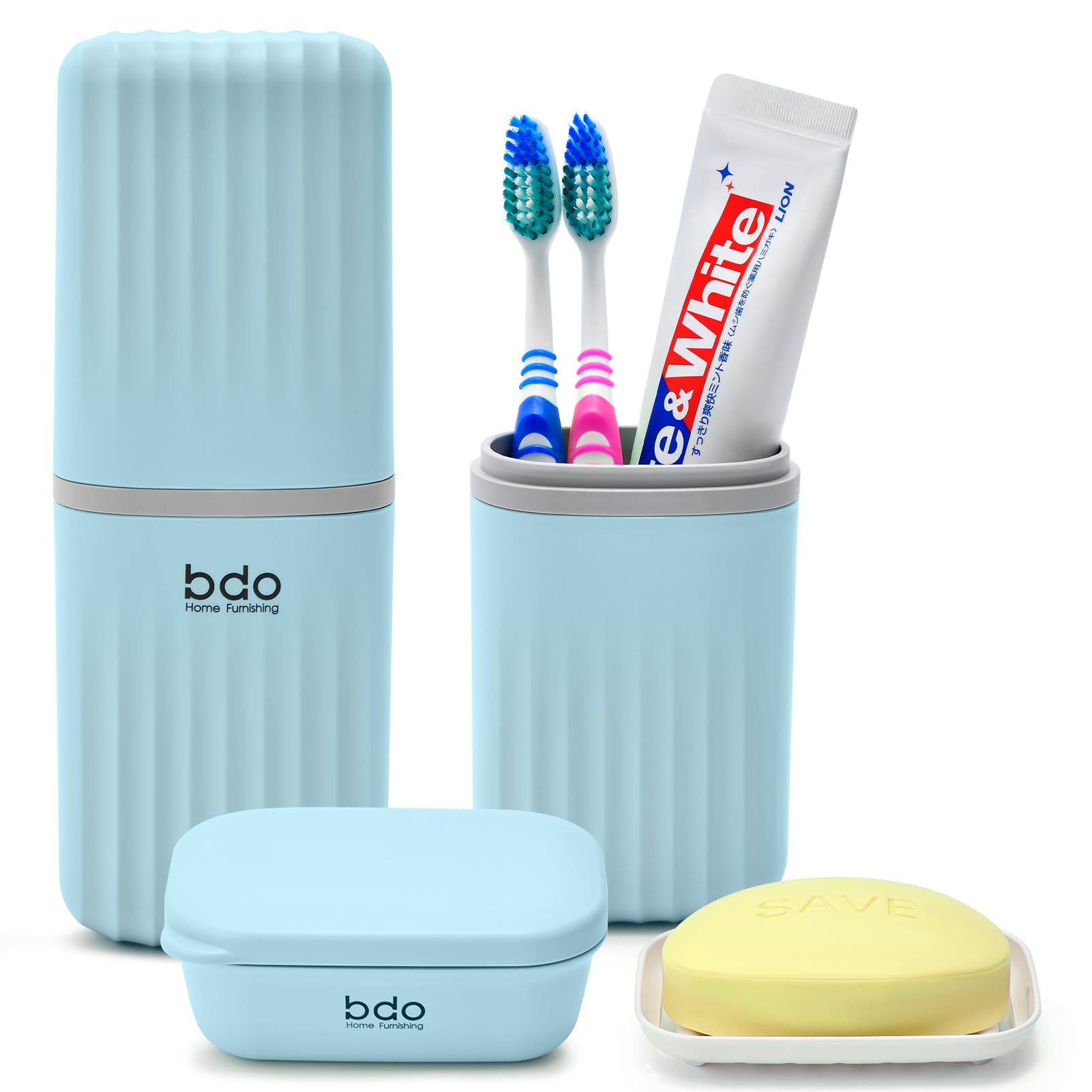 Amazon.com: VITVITI Toothbrush Travel Case, Portable Travel Soap ...