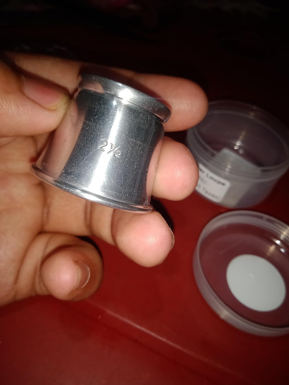 Aone Watchmakers Eye Loupe Aluminium Hands-Free Magnifying Eyeglass ...