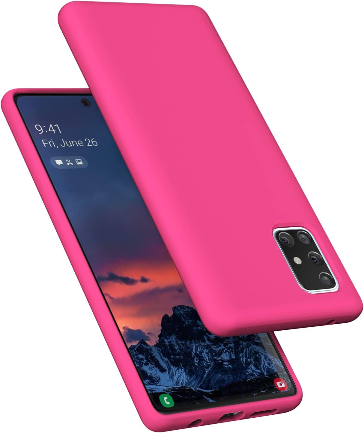 Amazon.com: Boaixiaen Samsung Galaxy A71 5G Case, Liquid Silicone Slim ...