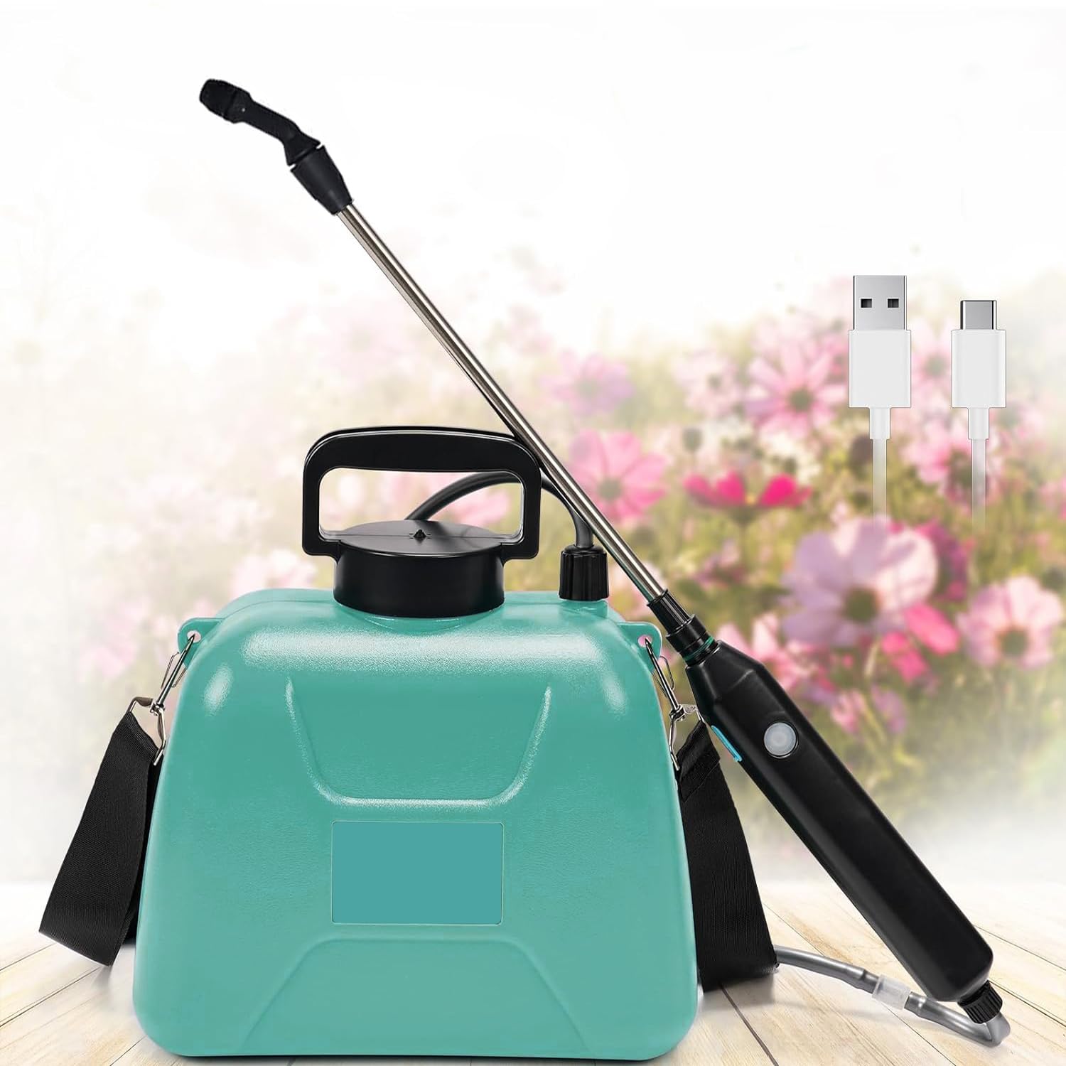 GIGAWATTS Electric Agriculture Sprayer with 4L Watering Can 1A USB ...